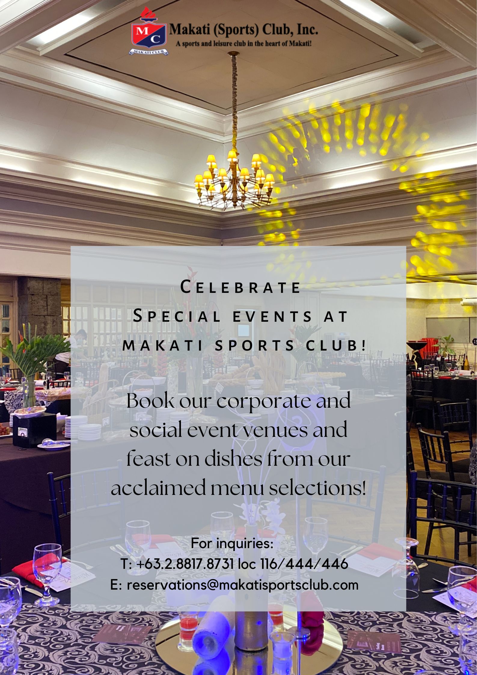 Makati (Sports) Club, Inc – A Sports and Leisure Club in the Heart of ...