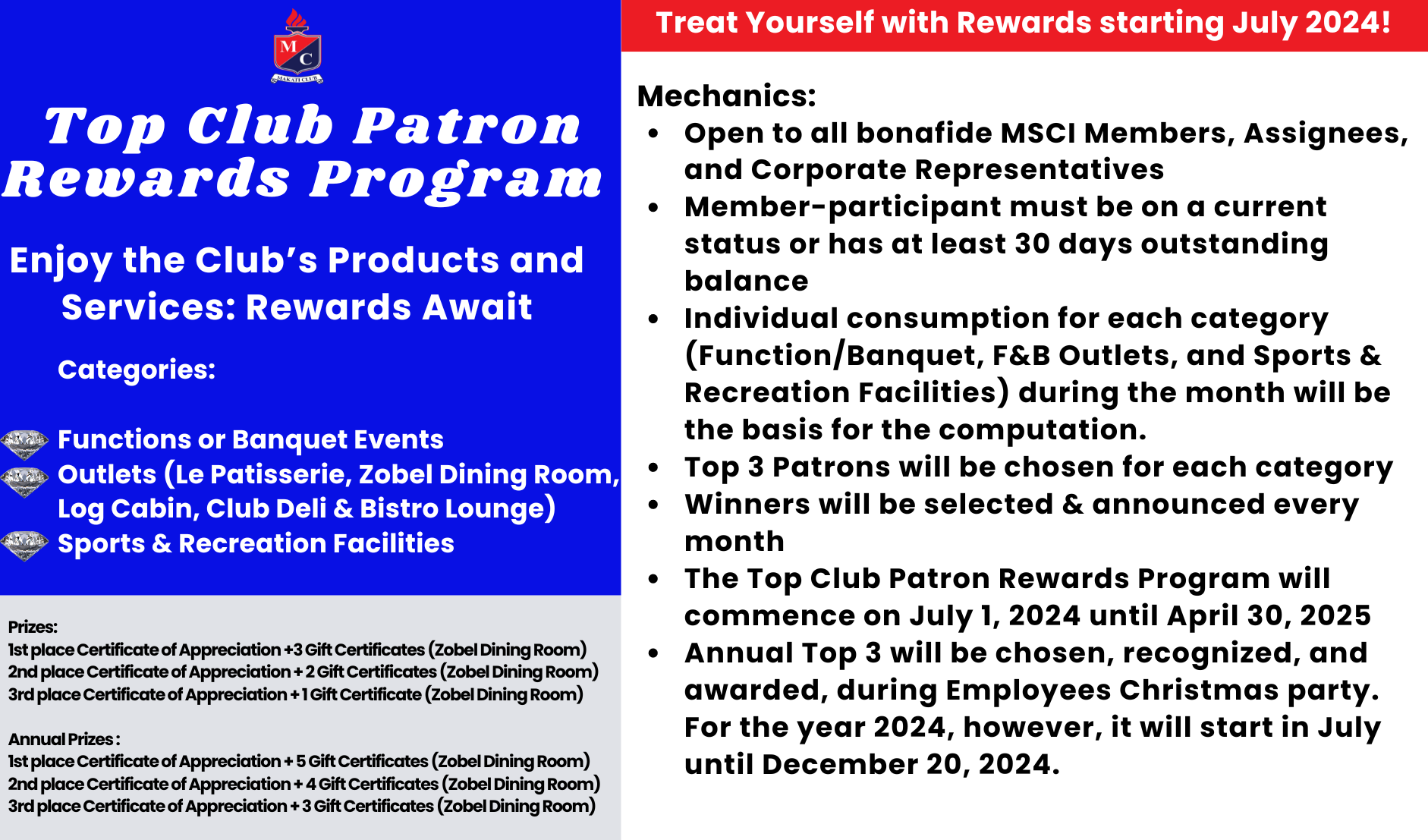 Makati (Sports) Club, Inc – A Sports and Leisure Club in the Heart of ...